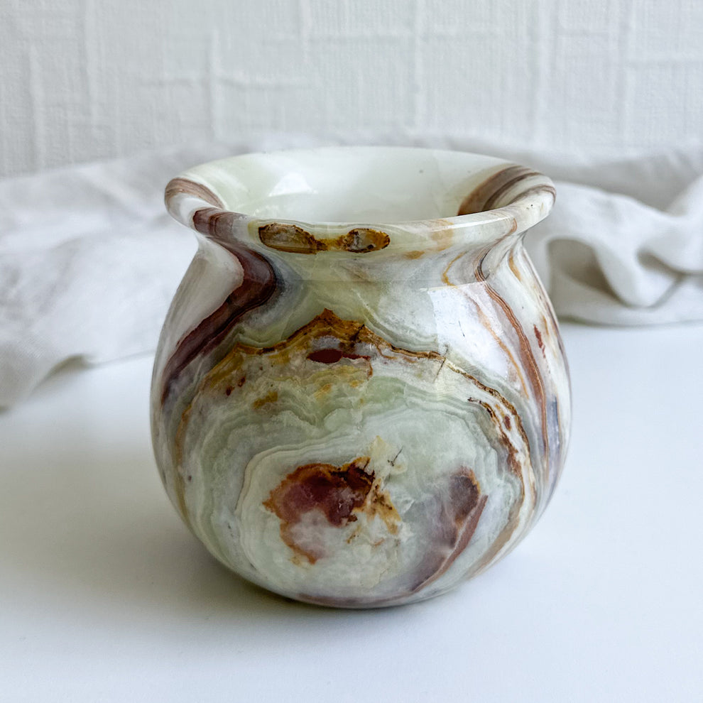 Onyx Stone Vase – Angela's Vintage Shop